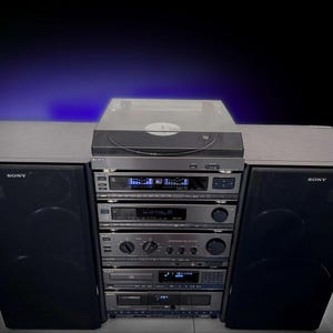 Sony LBT-D705 Silver (1991) Rare Vintage Component Stereo System - Etsy