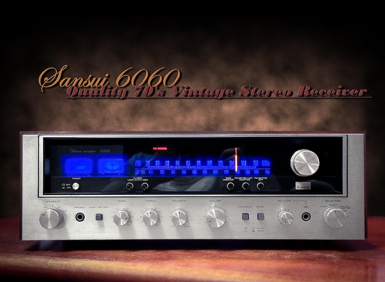 Sansui 6060 Rare Classic Vintage Stereo Receiver - Etsy