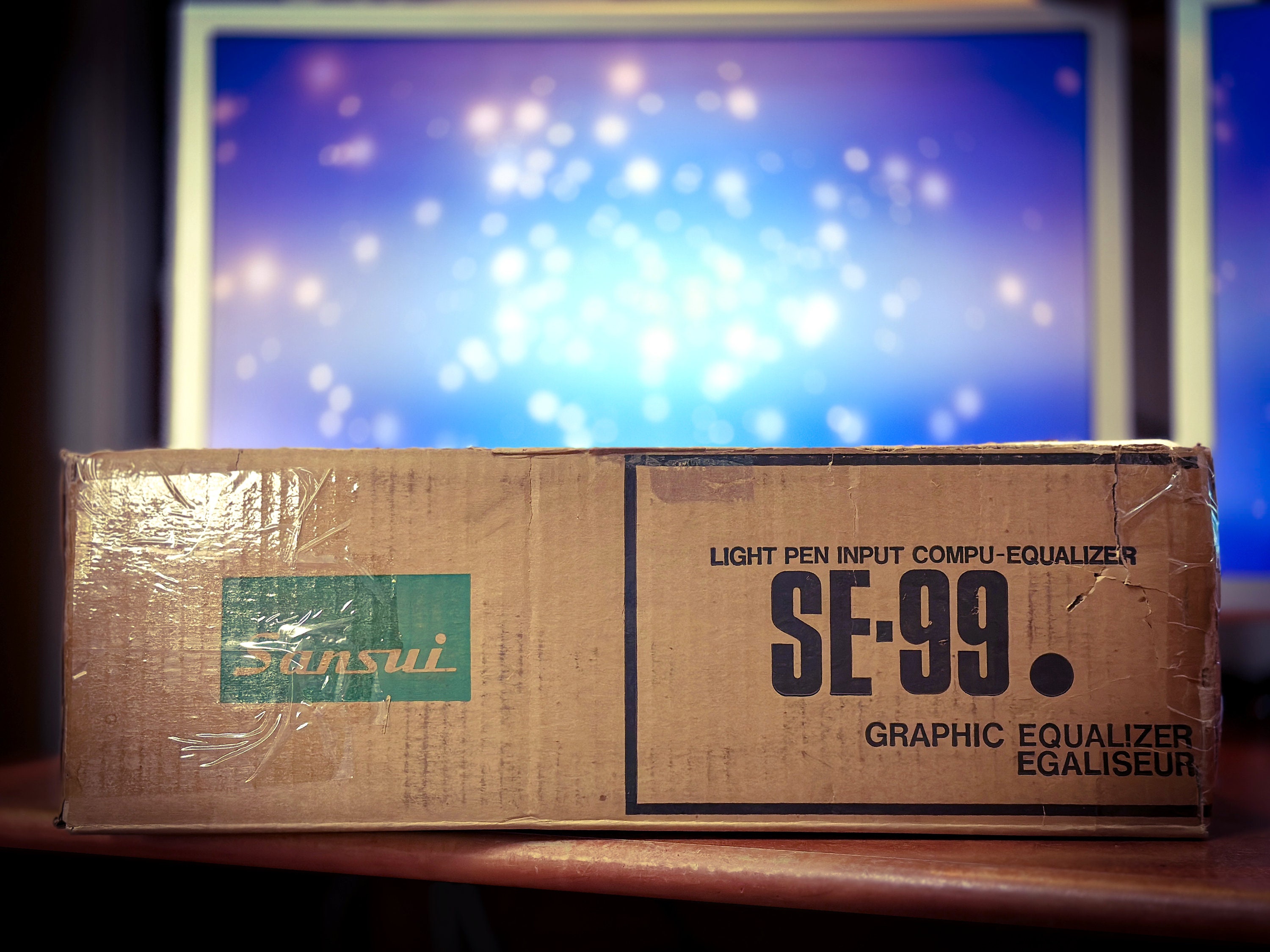 SANSUI SE-99 Rare Vintage Stereo Graphic Equalizer Light Pen Included ...