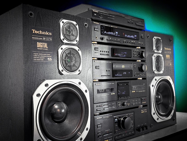 TECHNICS TOWER SU-X920D Complete Rare Vintage Stereo Component System ...