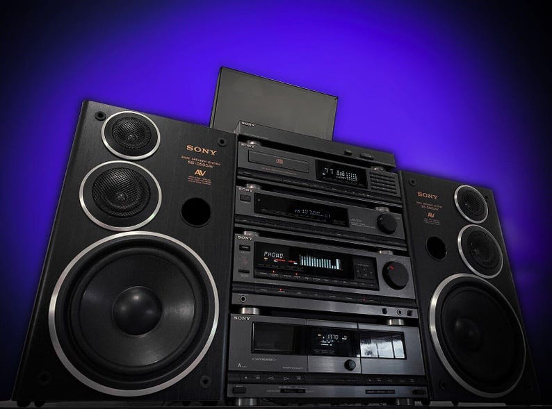 SONY LBT-D505 Rare All in One Vintage Stereo Component System - Etsy