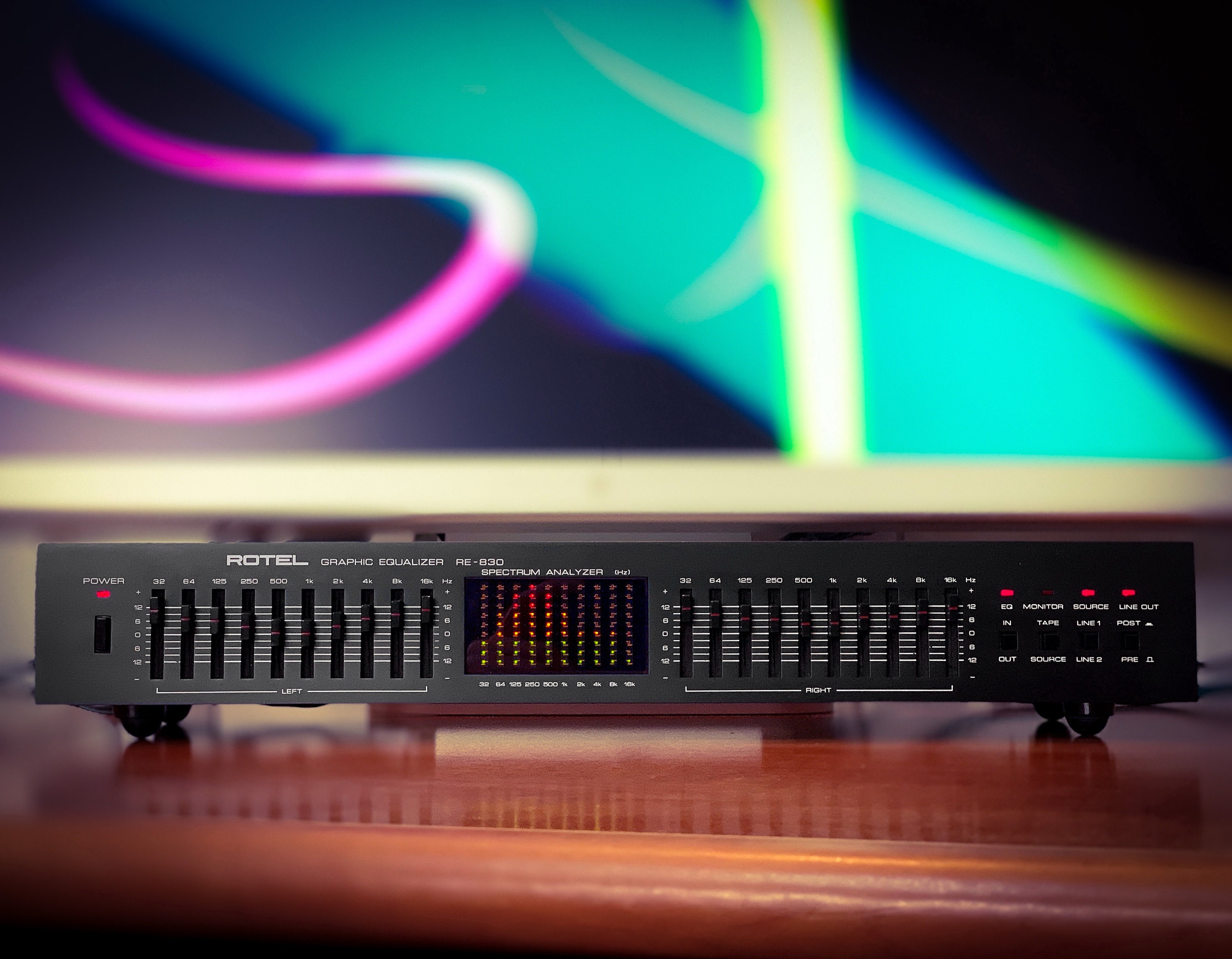 Rotel RE-830 Mint Condition Vintage Stereo Graphic Equalizer - Etsy