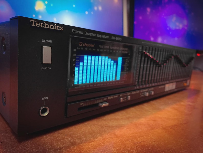 TECHNICS SH-8055 Rare Vintage Stereo Graphic Equalizer - Etsy