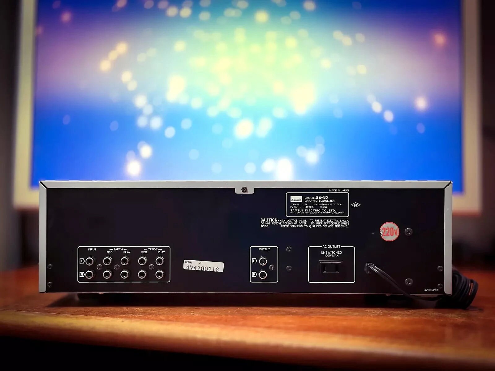 SANSUI SE-8X Rare Silver Vintage Stereo Graphic Equalizer - Etsy