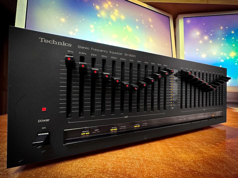 Technics SH-8020 Rare Vintage Stereo Graphic Equalizer - Etsy
