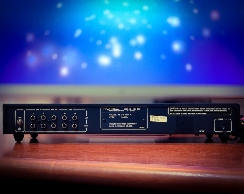 Rotel RE-830 Mint Condition Vintage Stereo Graphic Equalizer - Etsy