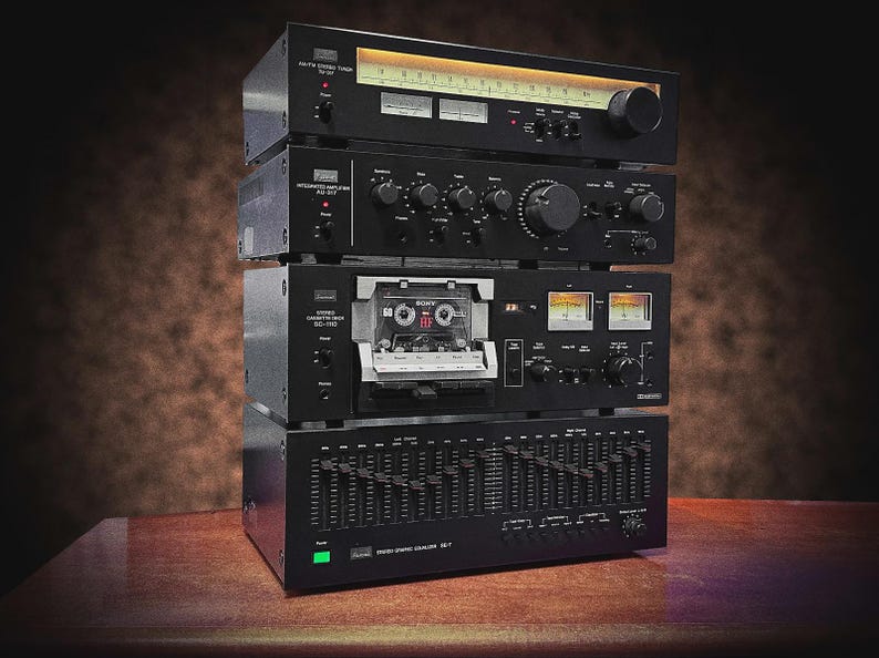 Sansui Hifi Tower (1978) Rare Vintage Component Stereo System SETUP - Etsy