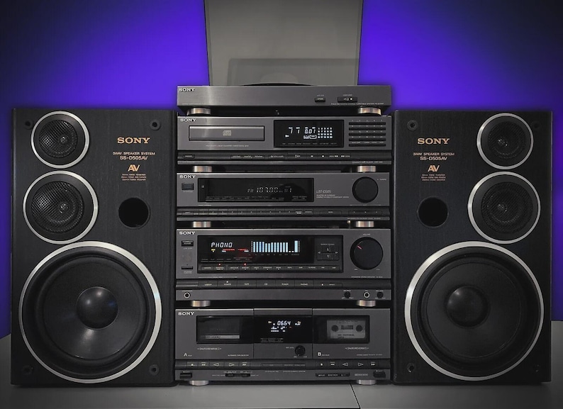 SONY LBT-D505 Rare All in One Vintage Stereo Component System - Etsy