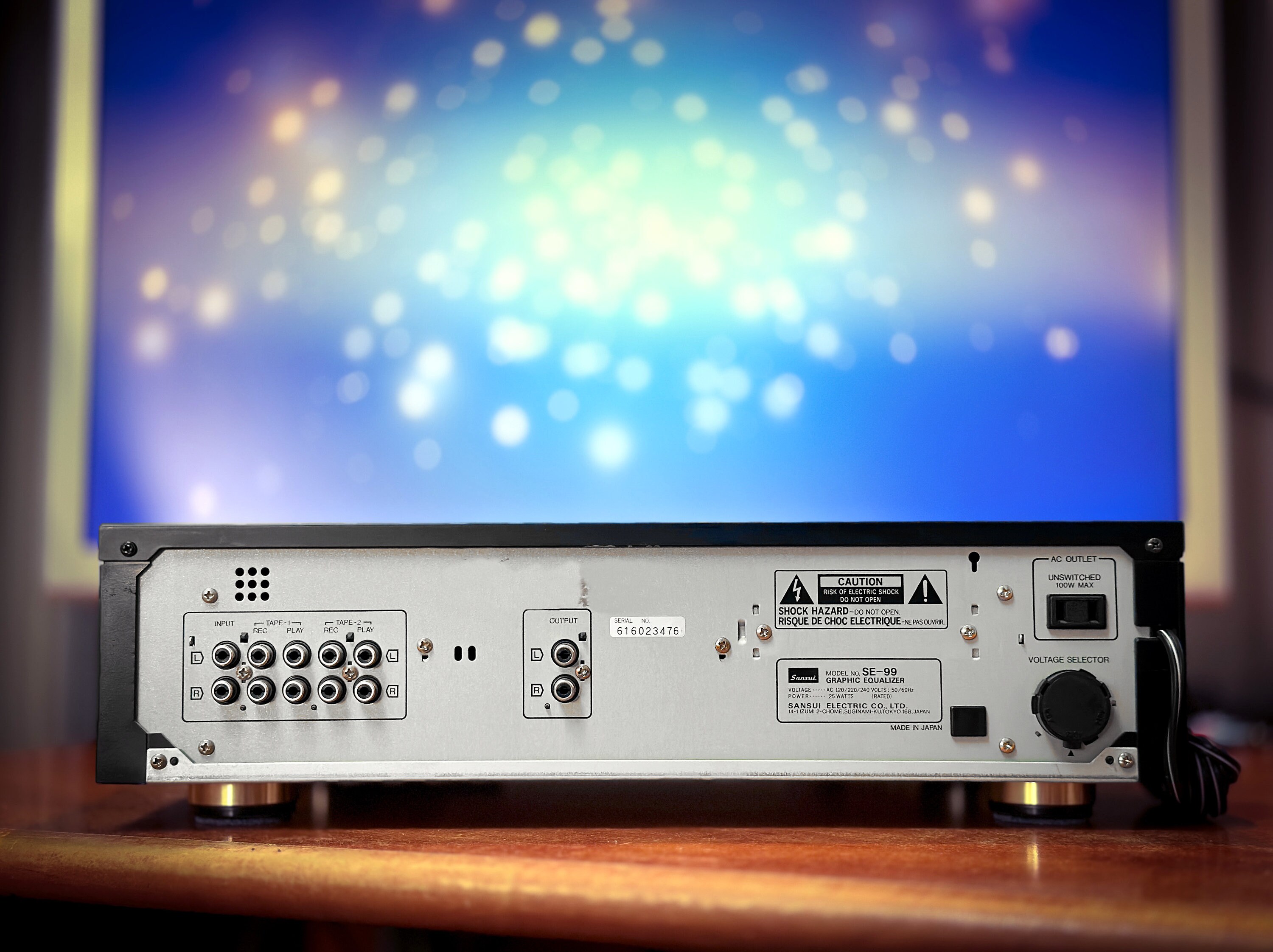 SANSUI SE-99 Rare Vintage Stereo Graphic Equalizer Light Pen Included ...