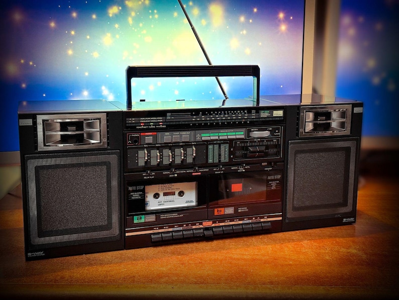 Sansui CP-55W Rare Vintage Cassette Boombox Ghetto Blaster - Etsy