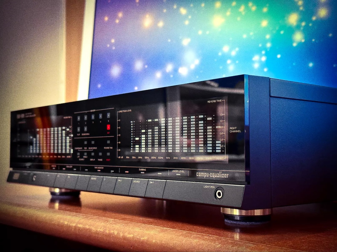 SANSUI SE-99 Rare Vintage Stereo Graphic Equalizer Light Pen Included ...