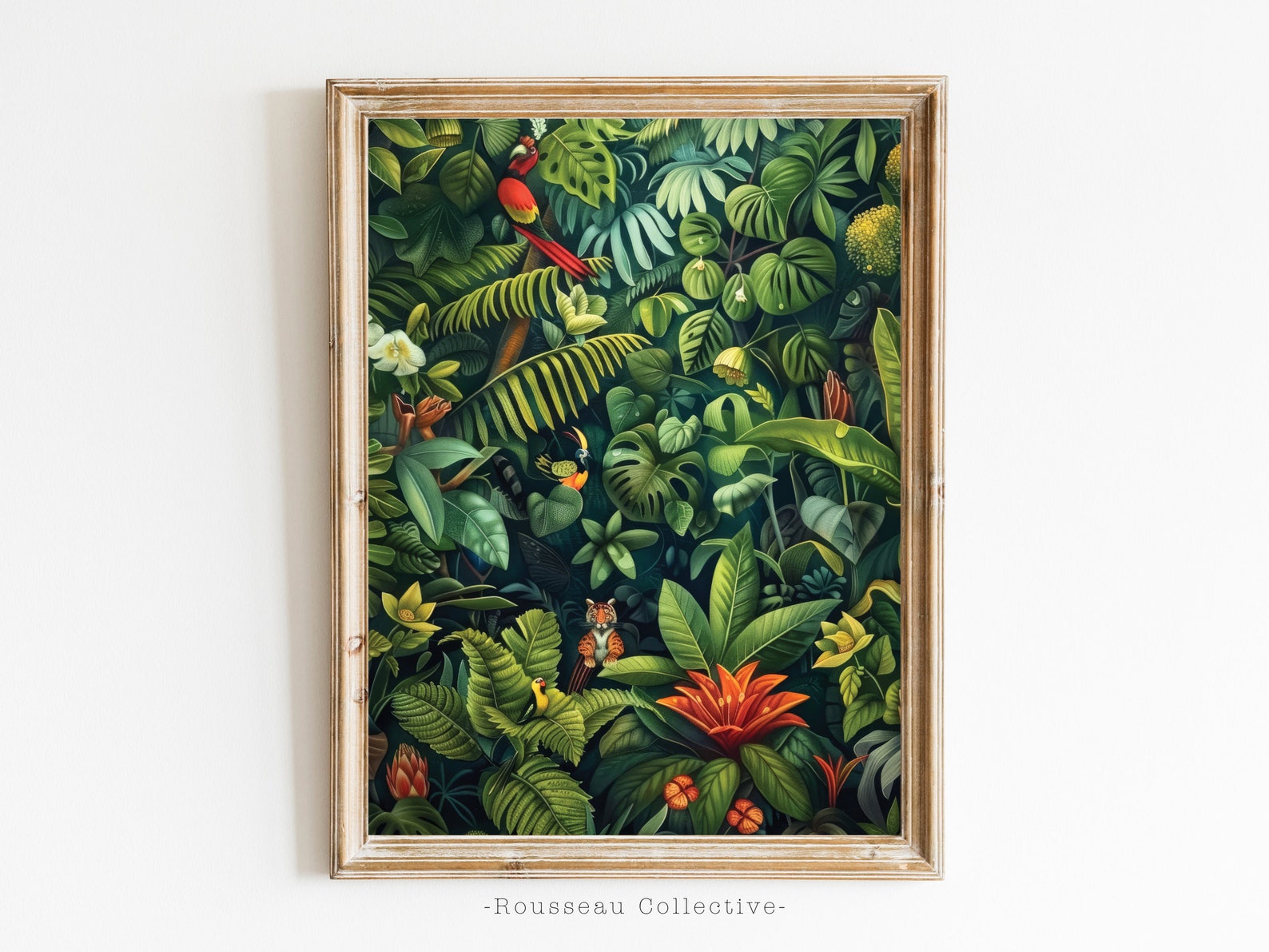 Henri Rousseau Print, Rousseau Poster, Tropical Decor, Botanical Print ...