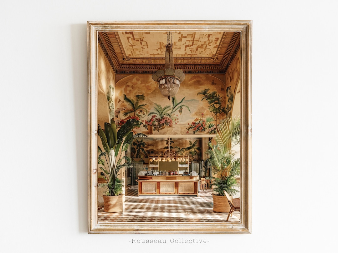 Vintage Colonial House, Photo Jungle Wall Art, Cuban, British Colonial ...