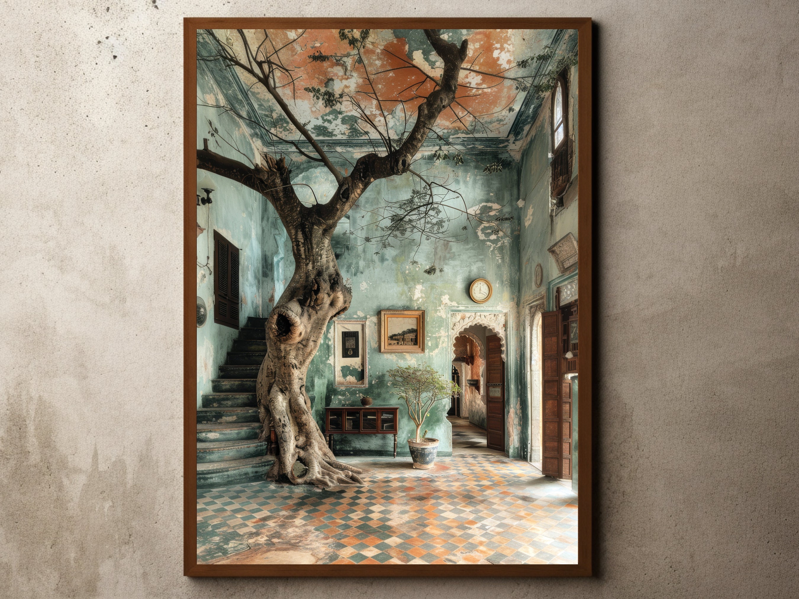 Vintage Colonial House, Jungle Wall Art, Cuban Heritage, British ...