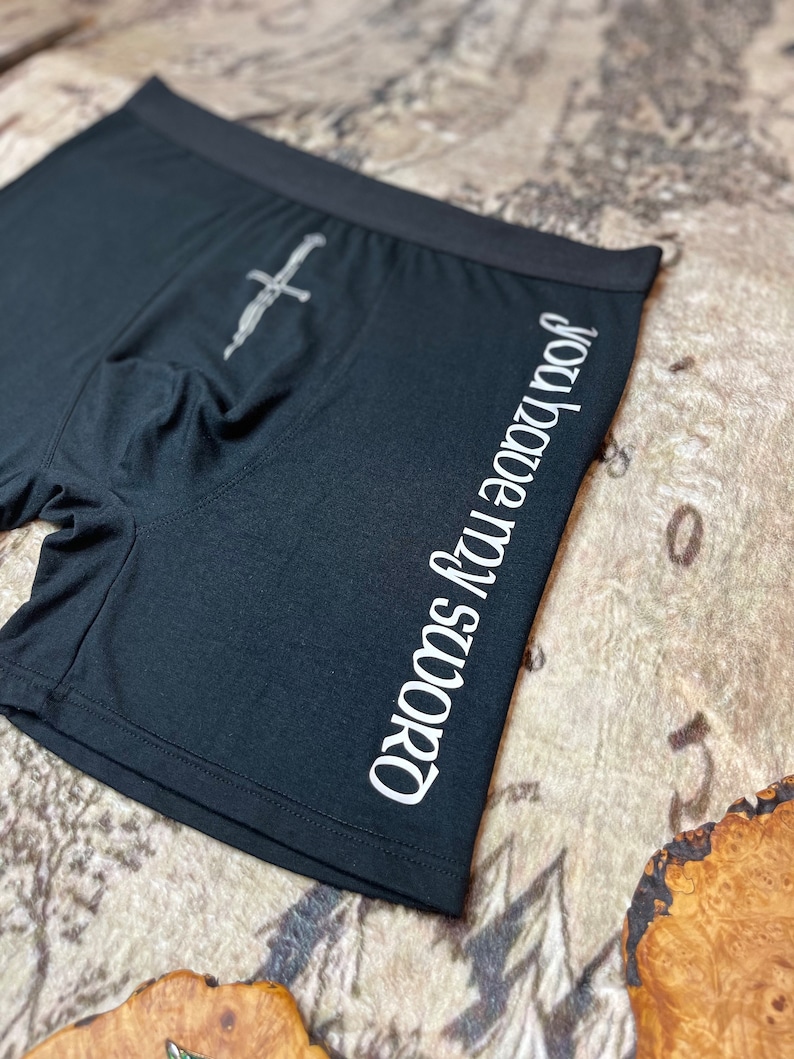 You Have My Sword the Fellowship Fantasy Themed Boxers. Tolkien Fan ...