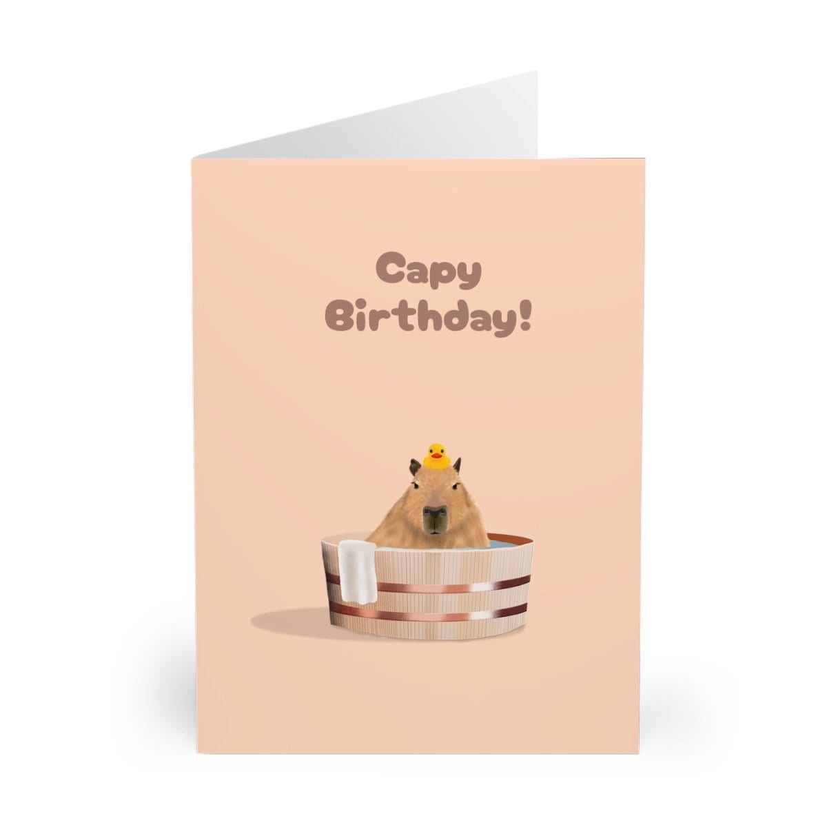 Digital Download Capy Birthday Card: Make a Splash With These Cute ...