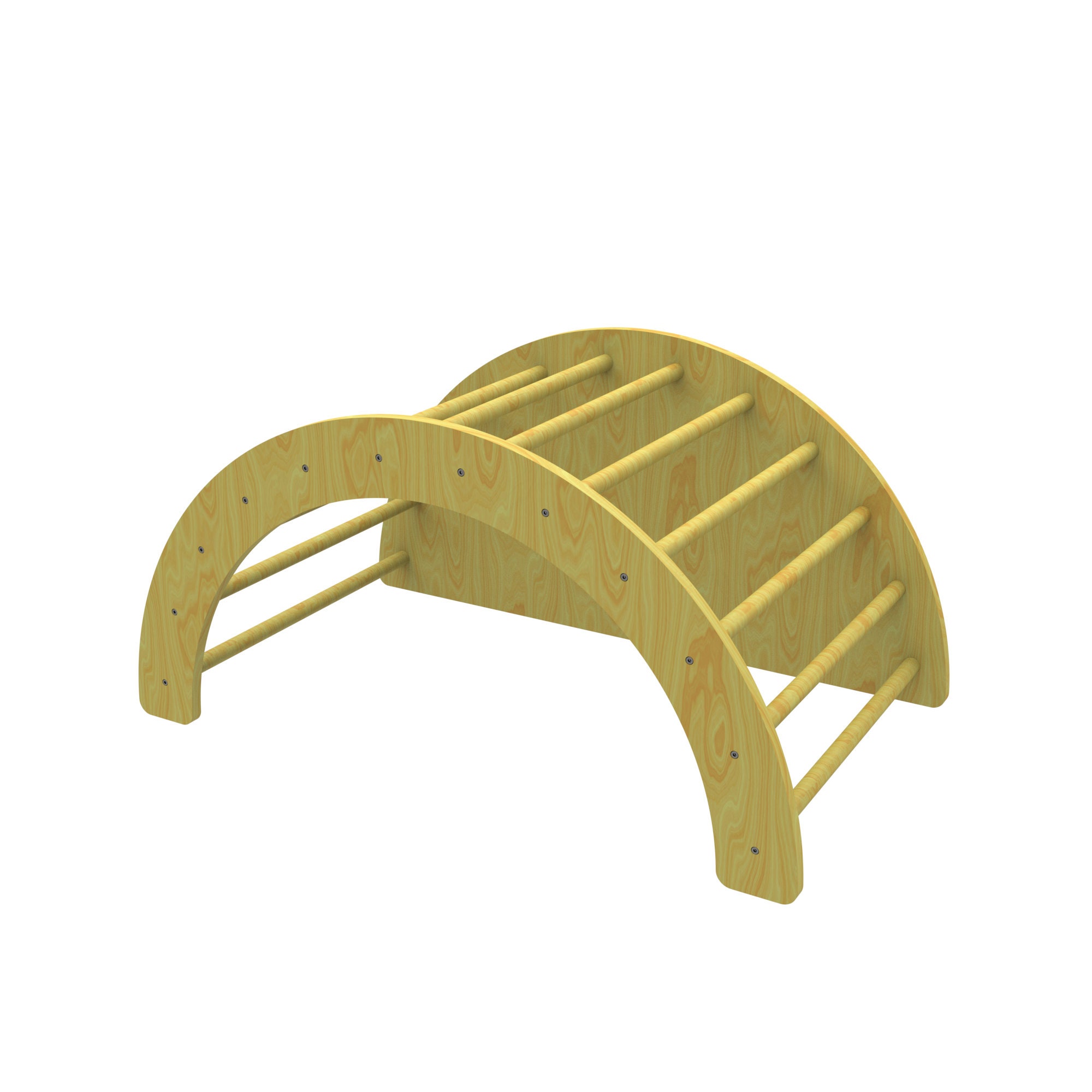 Kids Montessori Climbing Arch pikler Arch Laser Cut Cnc Pdf Step Render ...