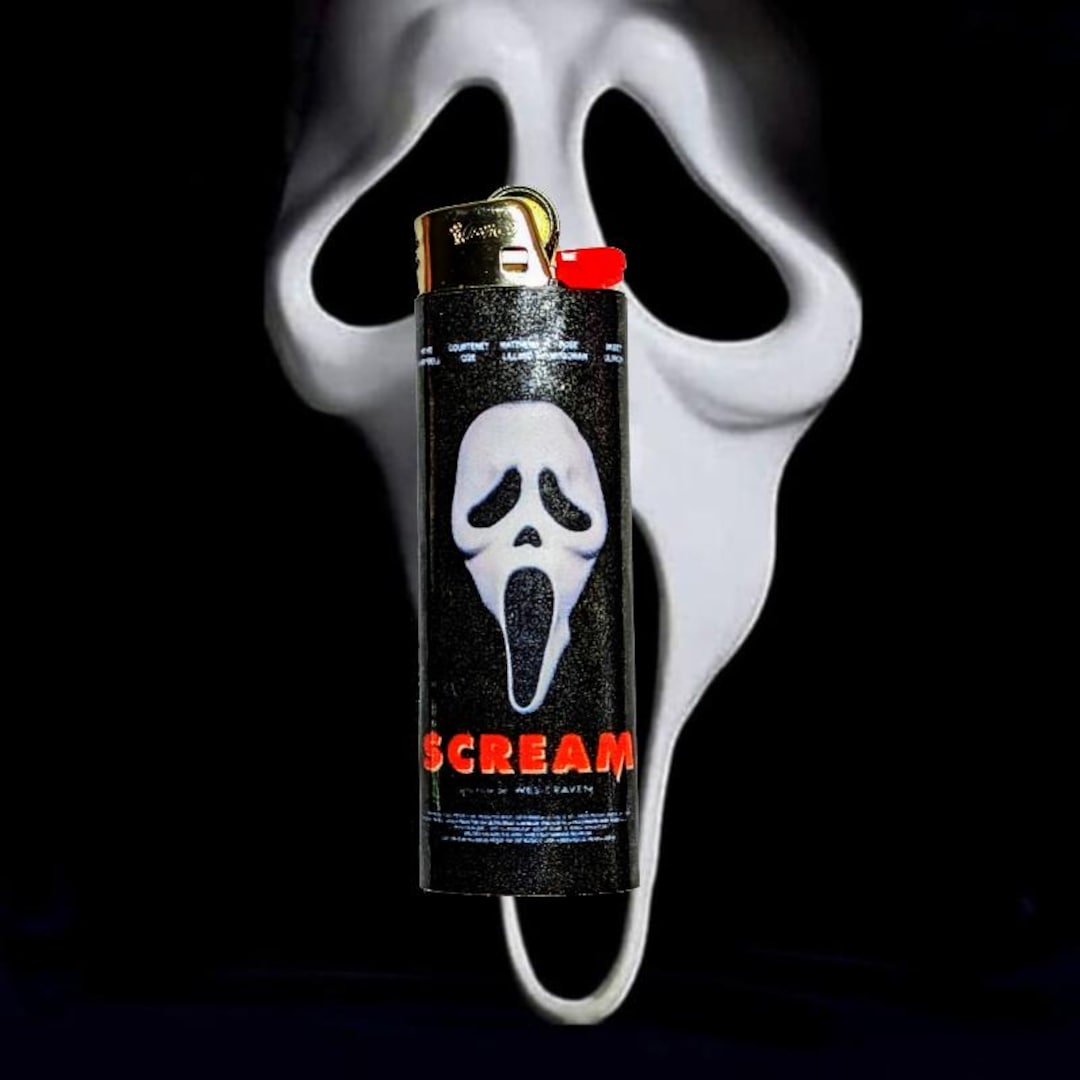 Scream Ghostface Bic Lighter Wrap | Cover |sticker | Lighter | Halloween | Gift | Horror - Etsy