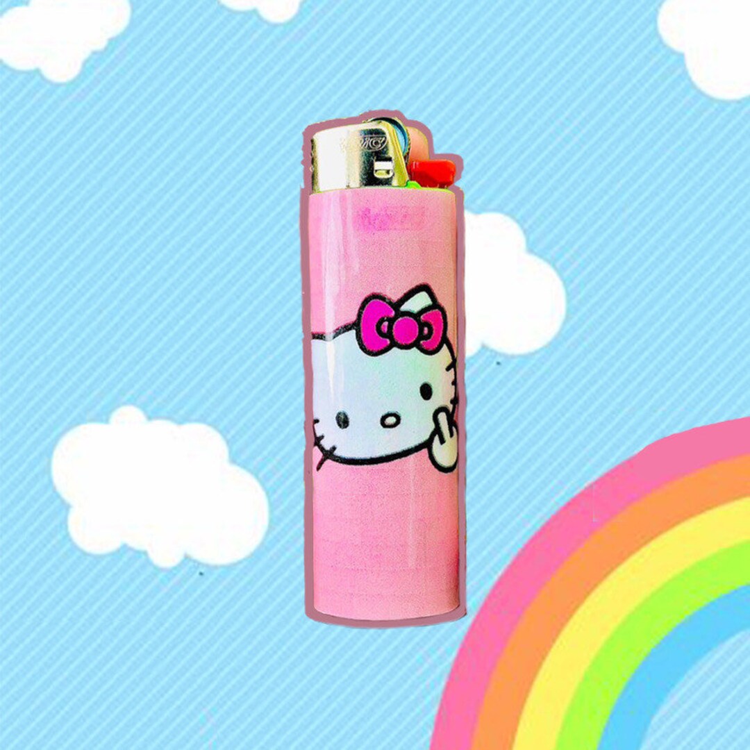 Cute Kitty 420 Bic Lighter W Wrap/cover/sticker - Etsy