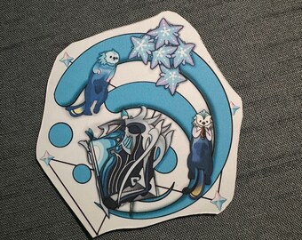 Neuvillette Booty genshin Impact Sticker Sheet - Etsy