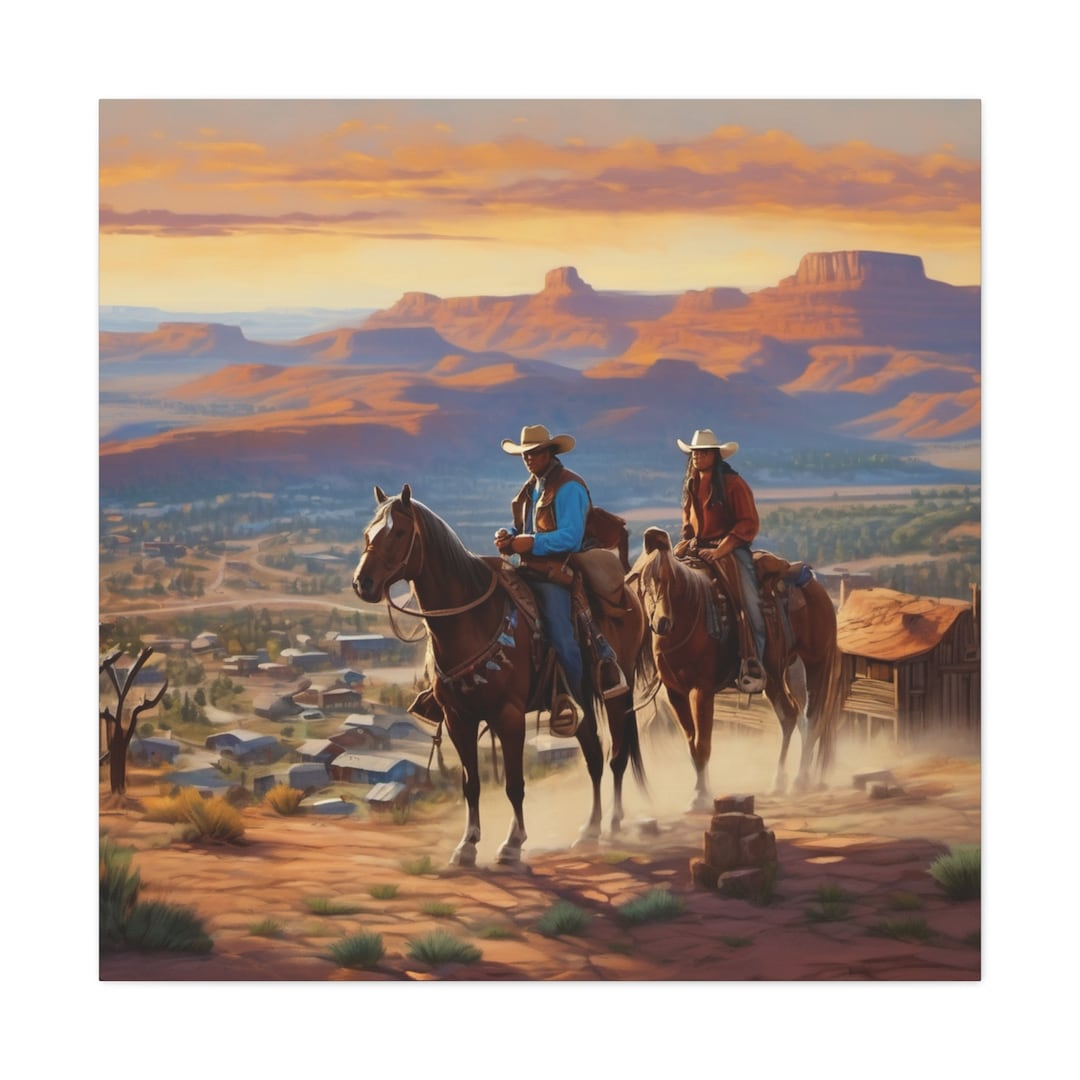 Art Wall Western Painting - Etsy