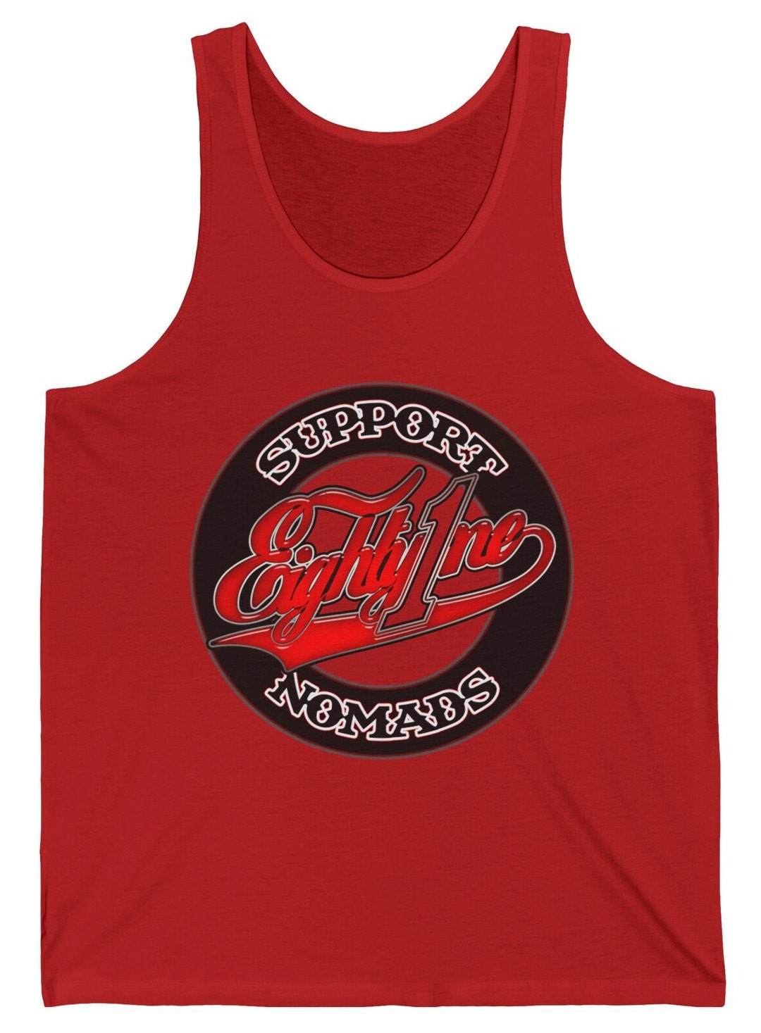Support 81, Big Red Machine Motorcycle Unisex Jersey Tank - Etsy