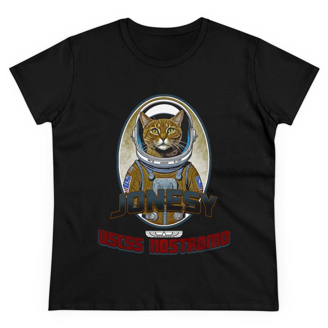 T-shirt, Alien Jonesy Women's Tee, Sci-fi Alien Lover Shirt, Space Cat ...