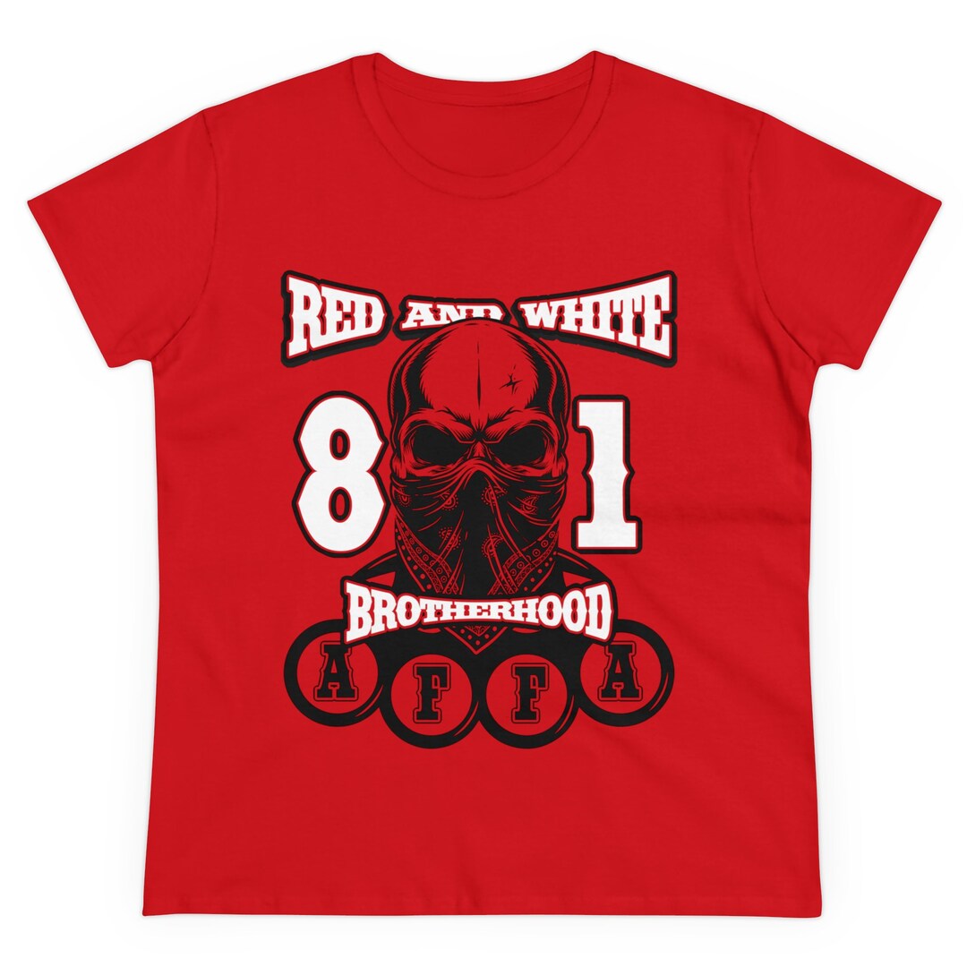 SUPPORT 81, Big Red Machine Motorcycle Women's Midweight Cotton Tee - Etsy