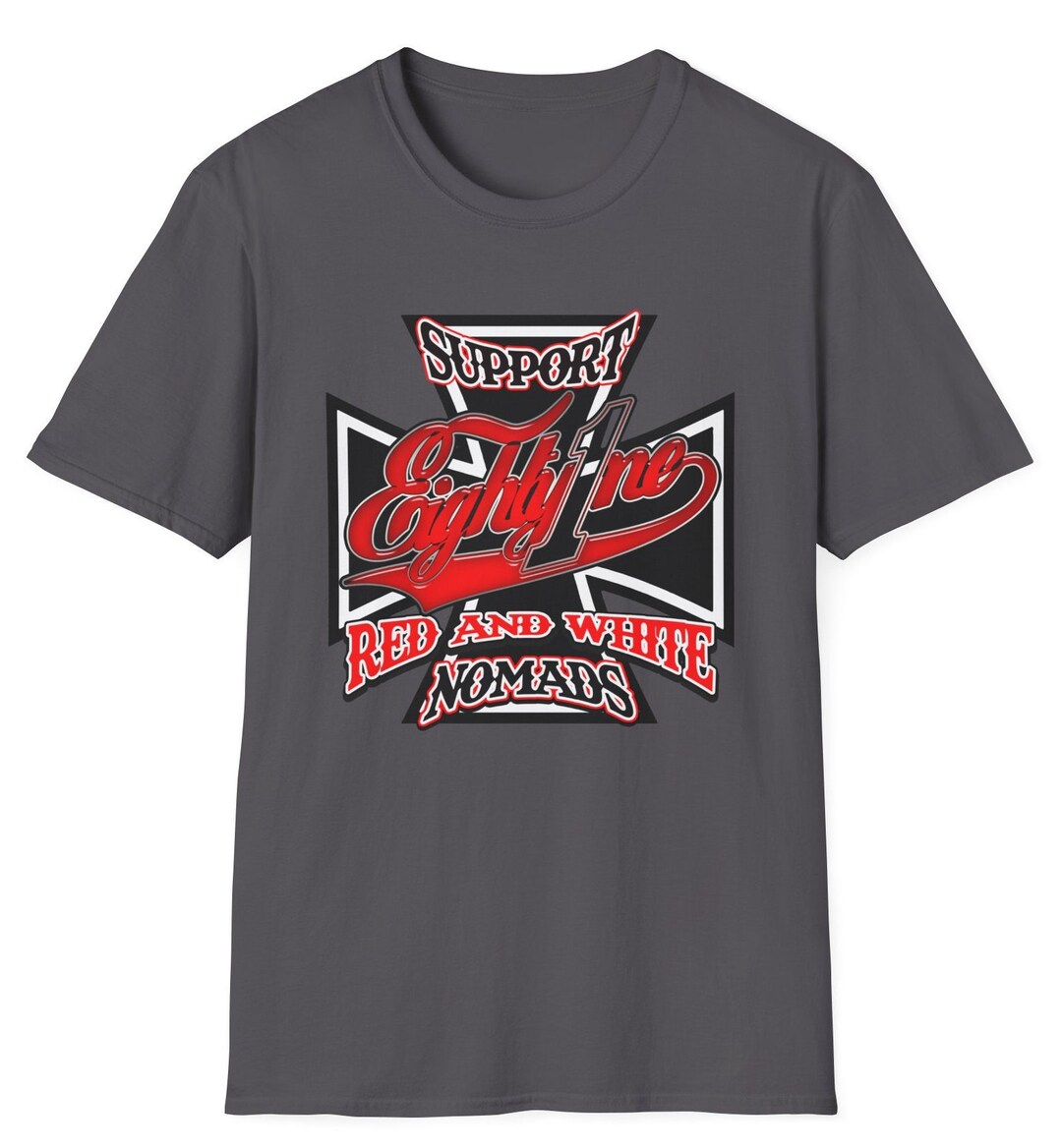 Support 81, Big Red Machine Motorcycle Unisex Softstyle T-shirt - Etsy