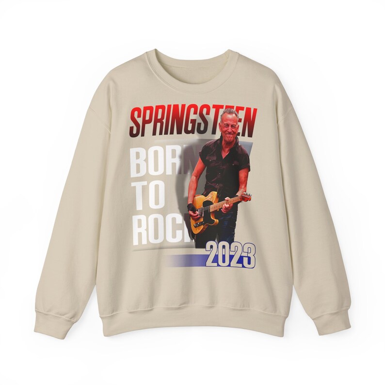 Vintage Style Bruce Springsteen Unisex Heavy Blend™ Crewneck Sweatshirt ...