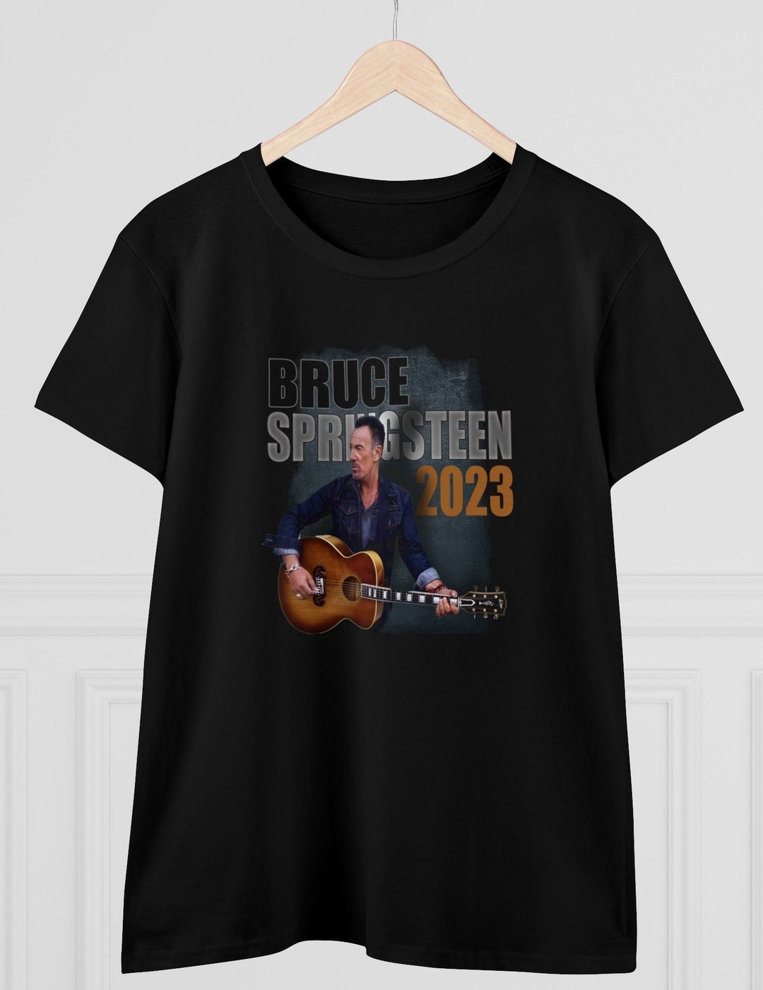 Vintage Style Bruce Springsteen Women's Midweight Cotton Tee - Etsy