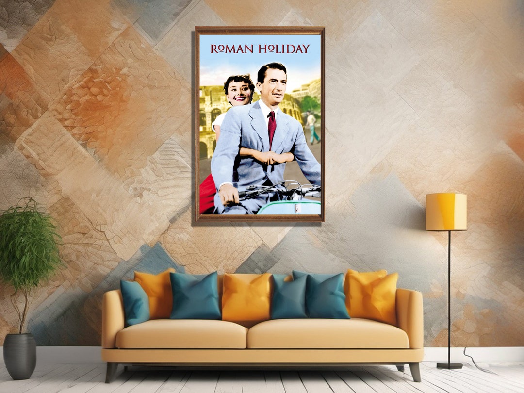 Roman Holiday Movie Poster,decorative Paintings, High Definition Prints ...