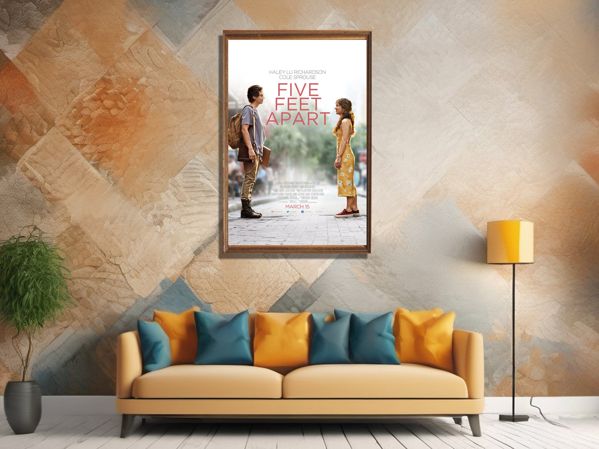 Five Feet Apart Movie Poster,decorative Paintings, High Definition ...