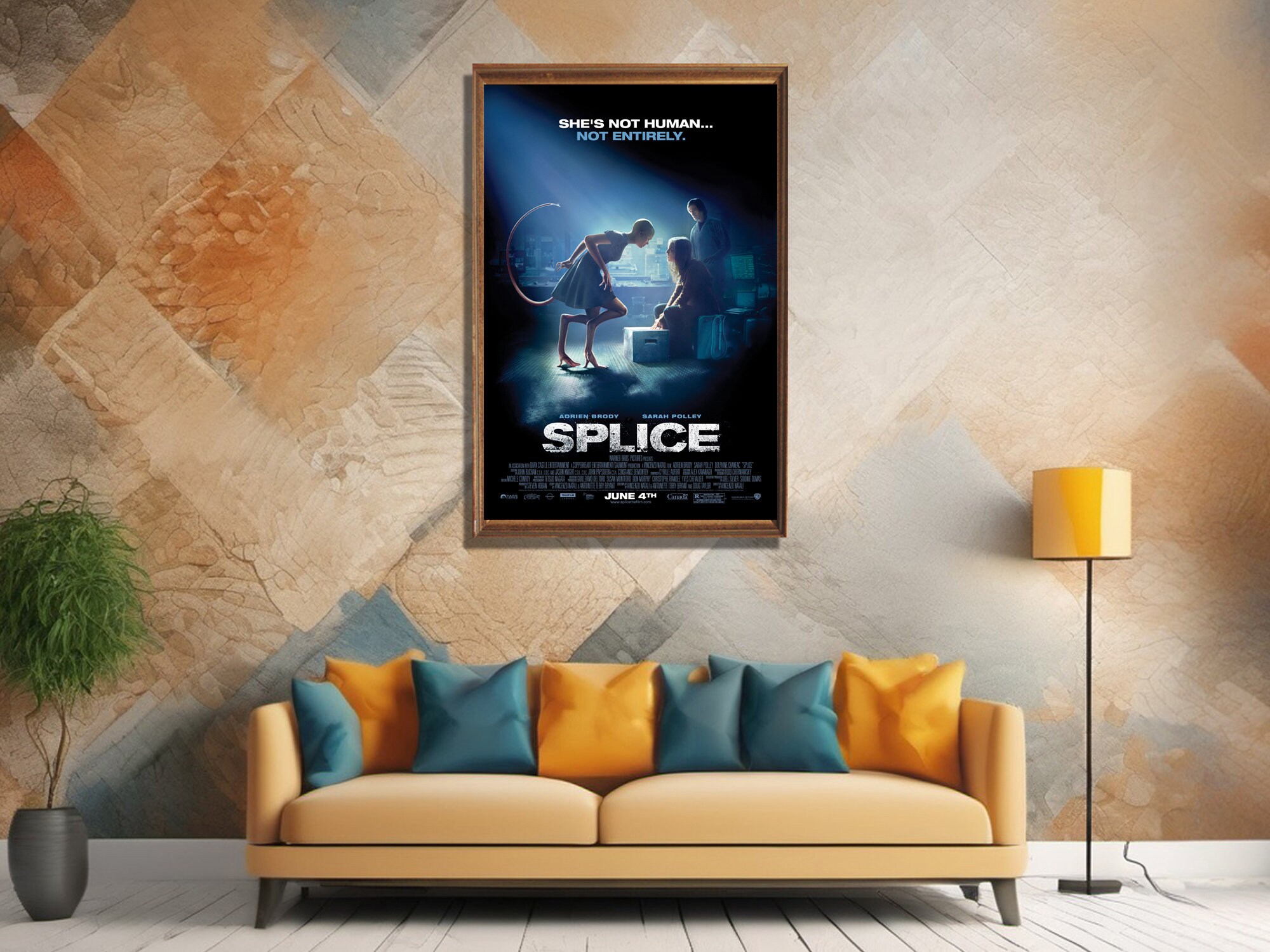 Splice Movie Poster,decorative Paintings, High Definition Prints, Wall ...