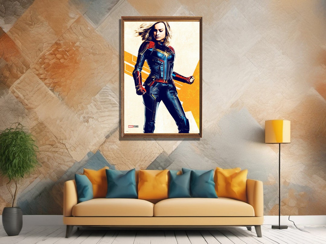 Captain Marvel Movie Poster,decorative Paintings, High Definition ...