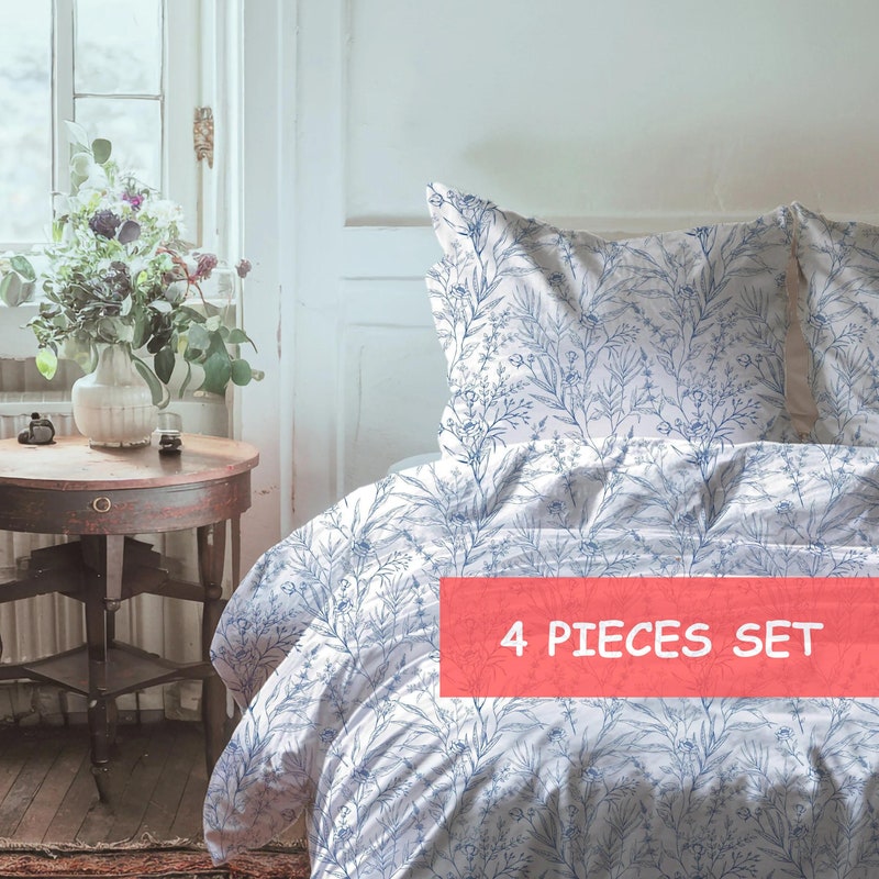 Toile Bedding - Etsy