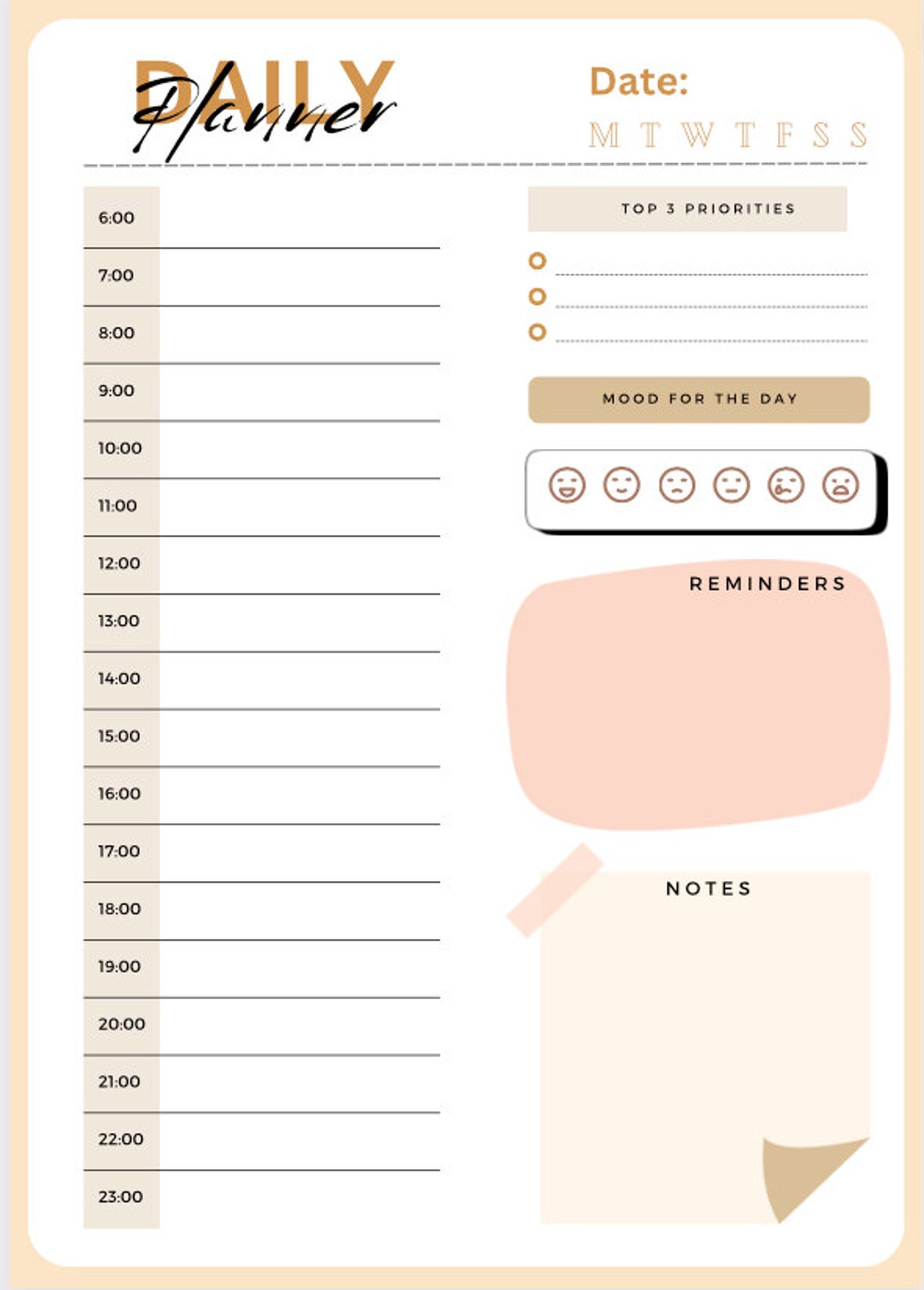 Day Dreamer Daily Planner - Etsy