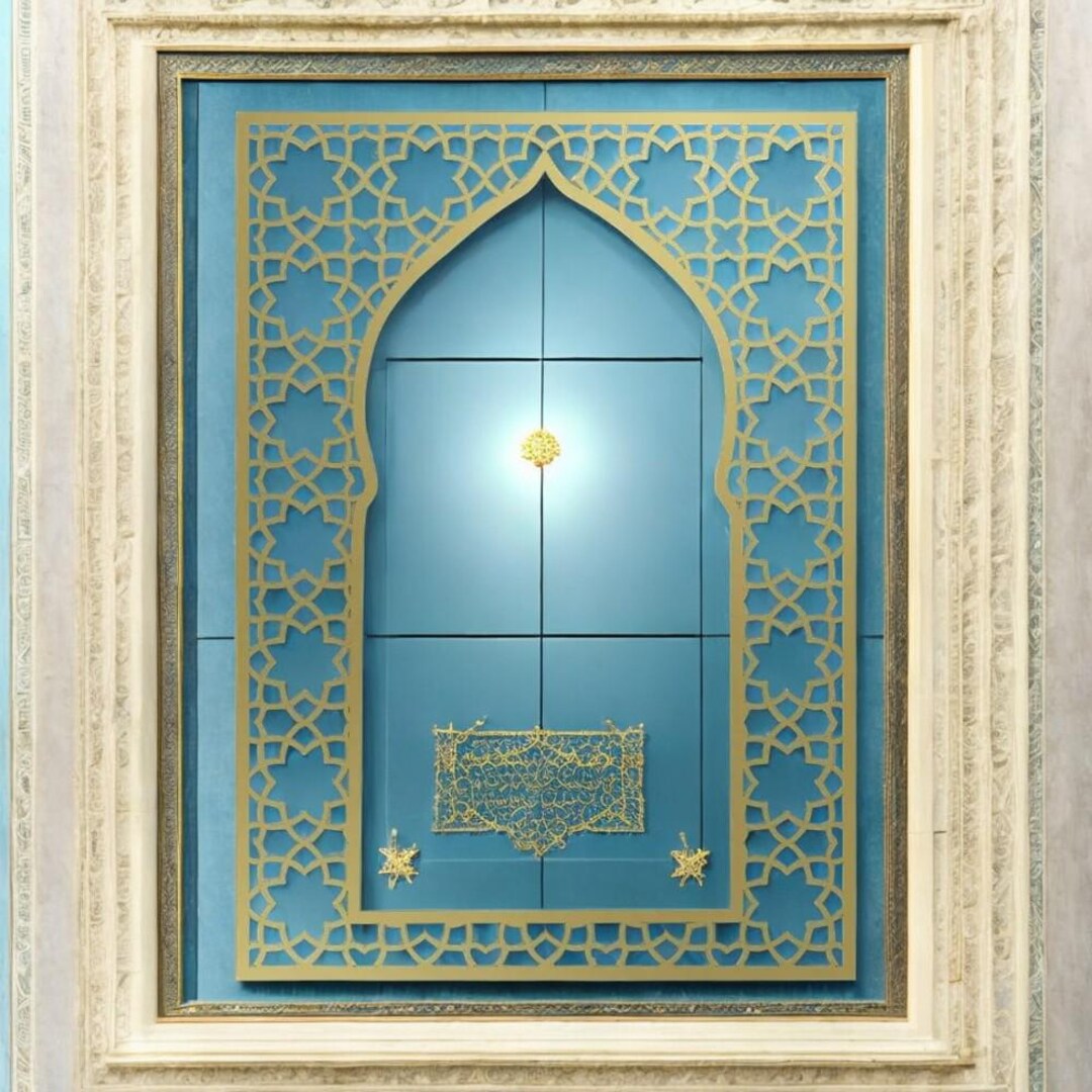 Islamic Metal Wall Art – Arabic Design Panel for Interior & Outdoor ...
