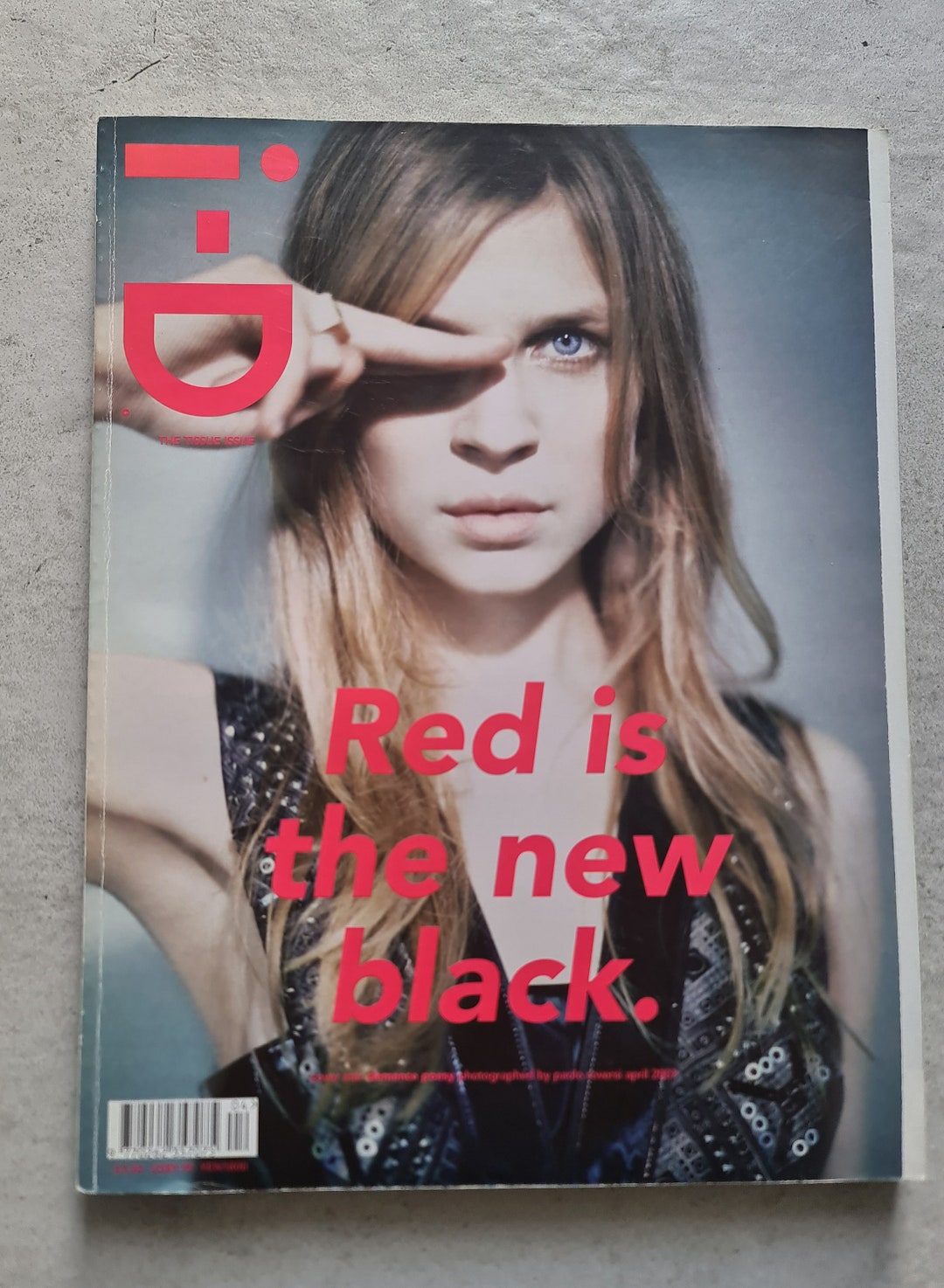 ID Magazine, the Tissue Issue, April 2006, Cover Star Clemence Poesy - Etsy