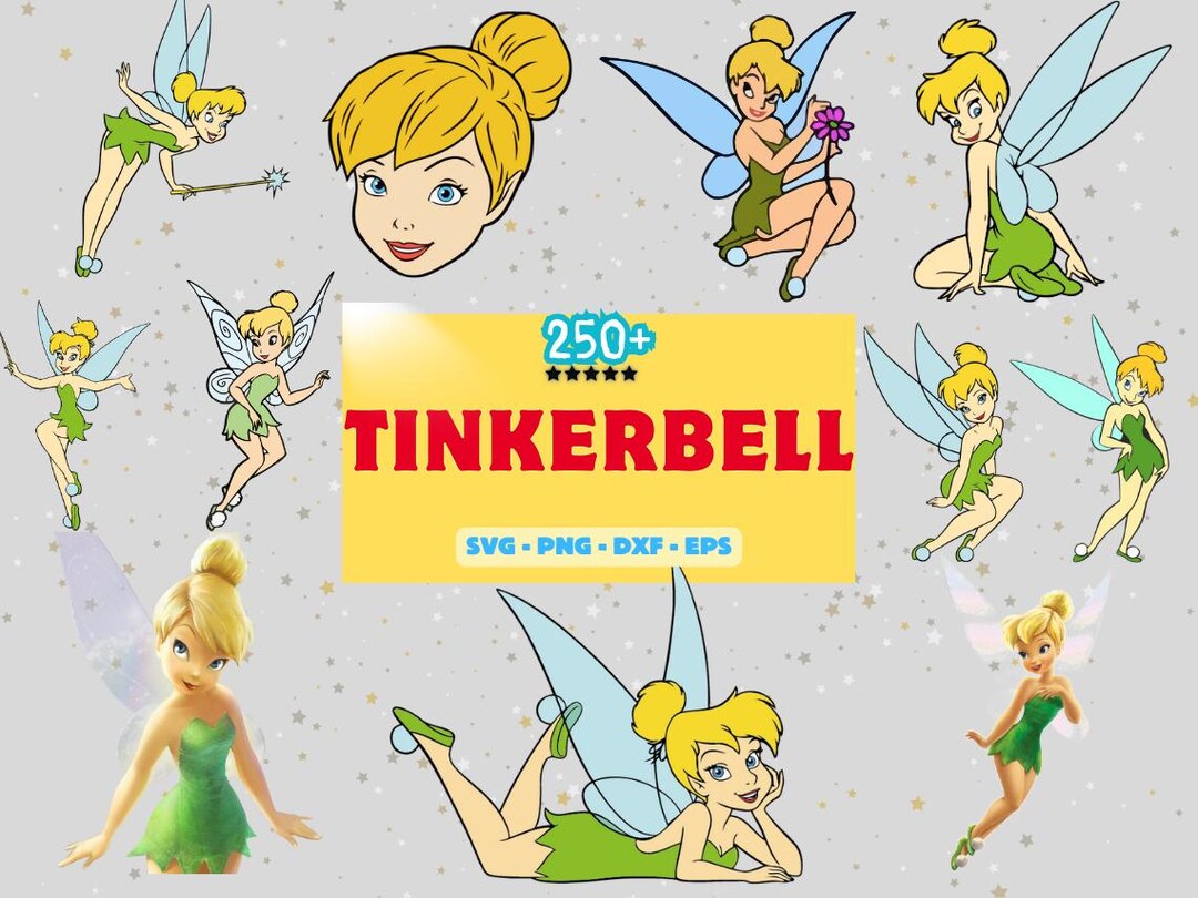 Tinkerbell SVG Bundle, Tinkerbell Svg Cut Files, Disney Svg, Princess ...