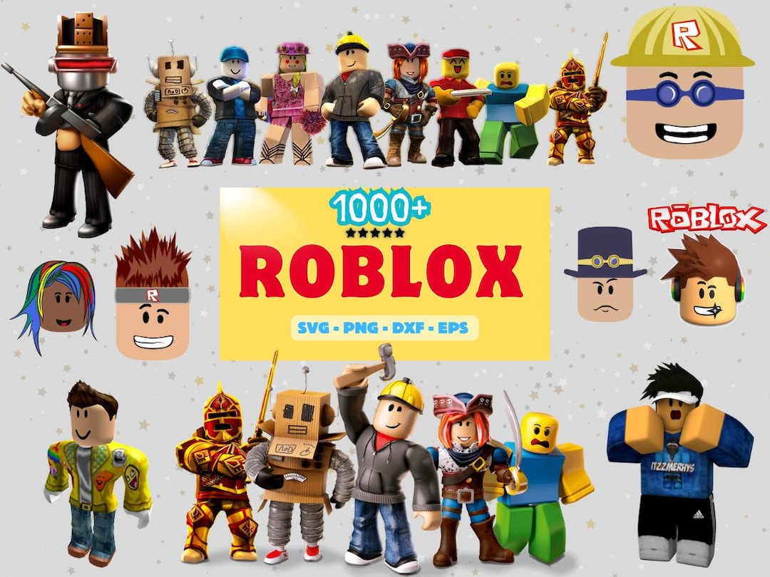 Roblox SVG Bundle, Roblox Character Clipart, Roblox Birhday, Instant ...