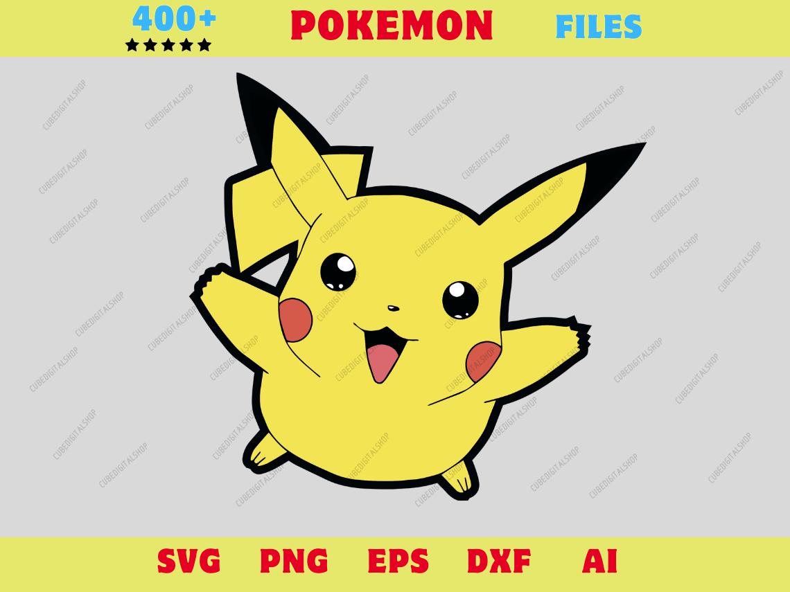 Pokemon SVG Bundle, Pikachu Svg, Pokemon Vector Instant Download ...