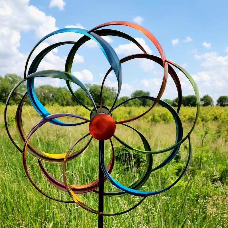 Abstract Kinetic Garden Art - Etsy