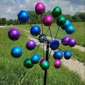 Kinetic Metal Wind Handmade Spinner, Outdoor Spring Garden Decor ...