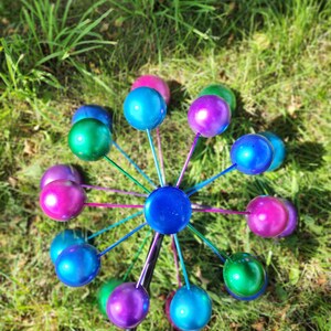 Kinetic Metal Wind Handmade Spinner, Outdoor Spring Garden Decor ...