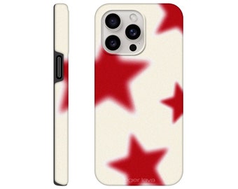 Pink Star Aura Tough Phone Case in Black iPhone 15/14/13/12/11 Pro Max ...