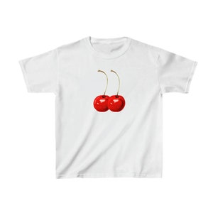 Cherry Baby Tee, Cherry Graphic Tee, Woman's Streetwear Cinnamon Girl ...