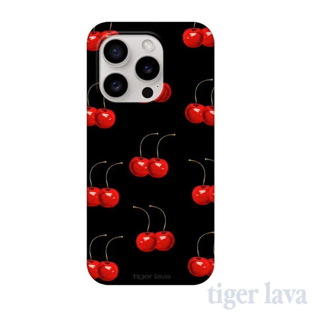 Cherry Phone Case, Cherry Collage Phone Case, Cute and Trendy Cover ...
