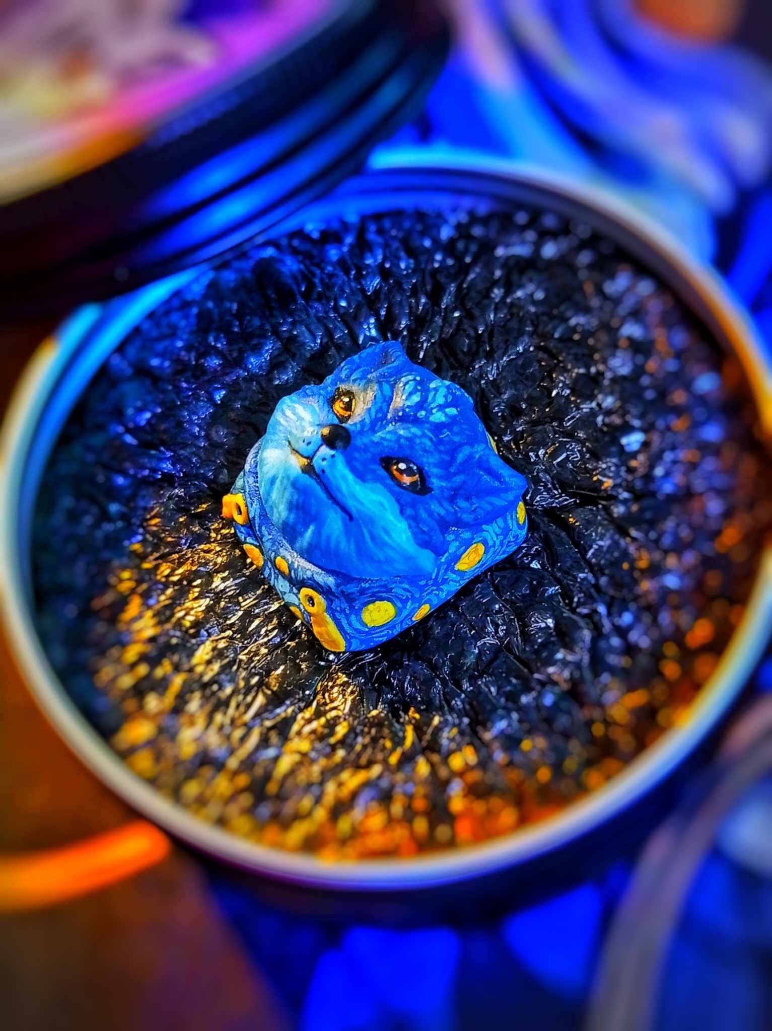 Moon Fox Artisan Keycap by Moon Factory - Etsy