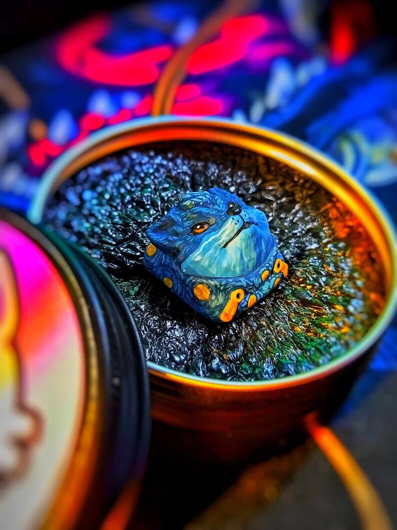 Moon Fox Artisan Keycap by Moon Factory - Etsy
